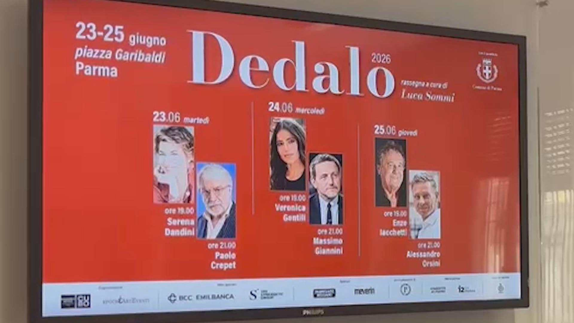 "DEDALO" TORNA IN PIAZZA GARIBALDI CON TANTI BIG DELLA CULTURA - 12 TV ...